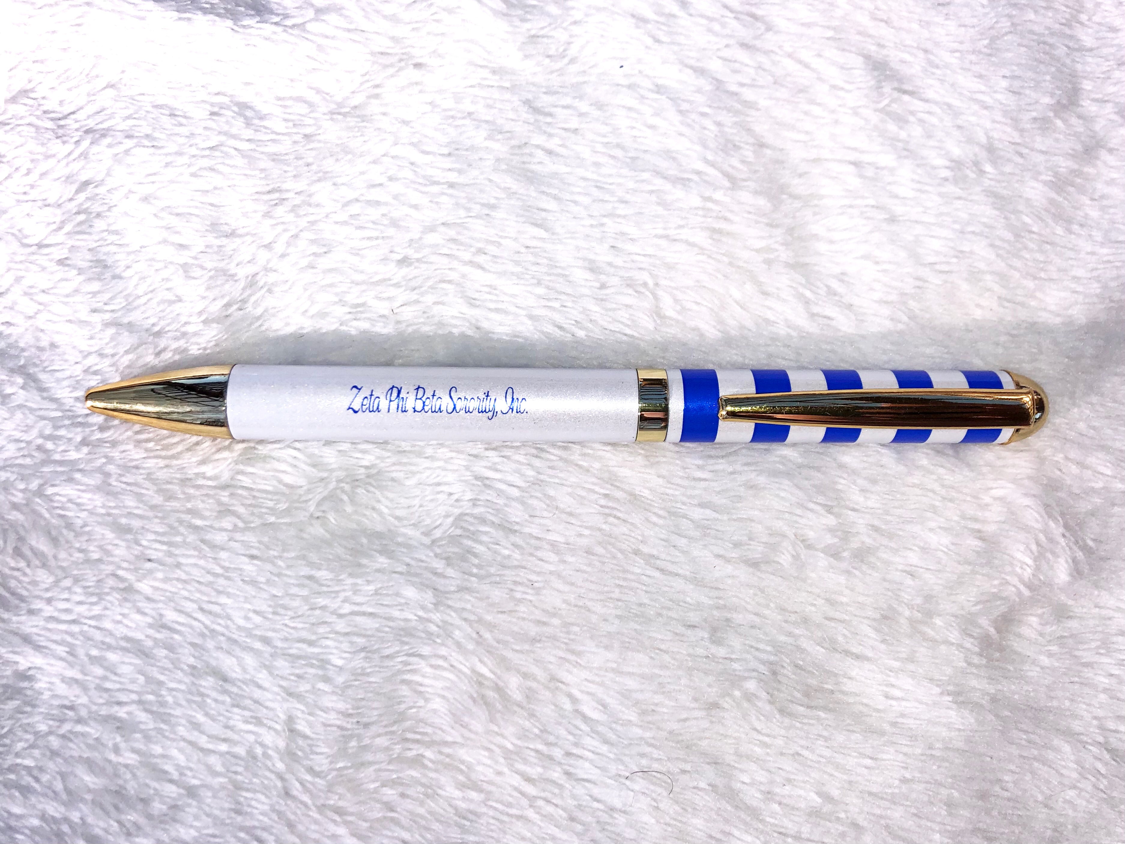 Zeta Striped Writing Pen – LoveMeGreek