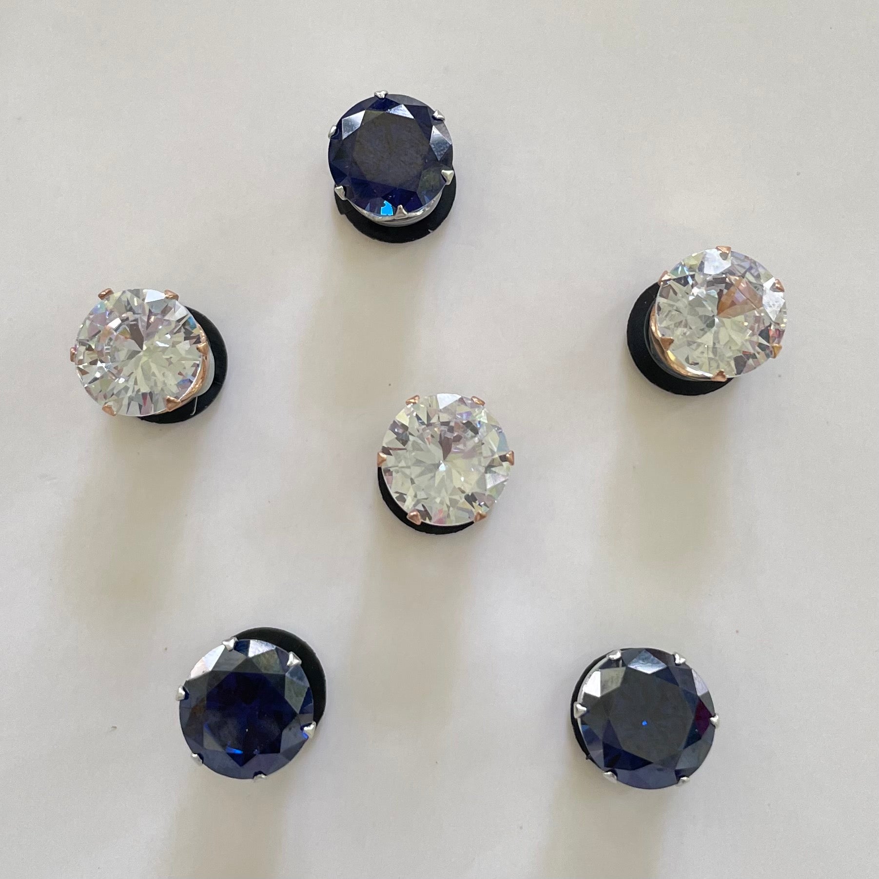 Blue and White Rhinestone Set of Six – LoveMeGreek